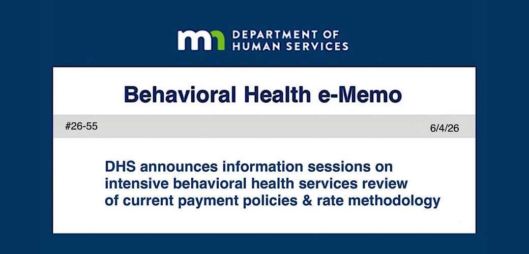 DHS announces information sessions on intensive behavioral health ...